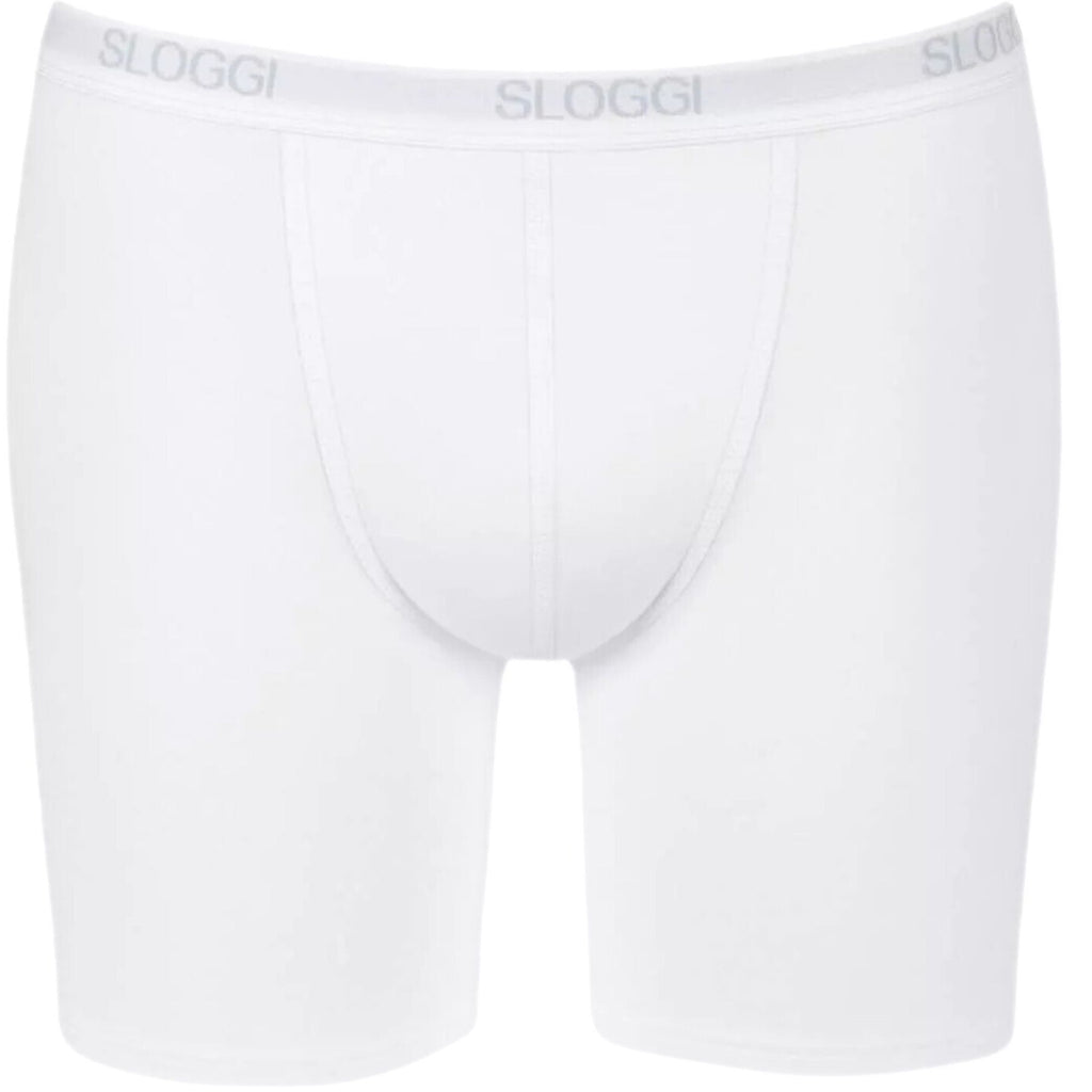 Sloggi Basic Long Boxer Brief, White | Boxers & Briefs Sloggi Men