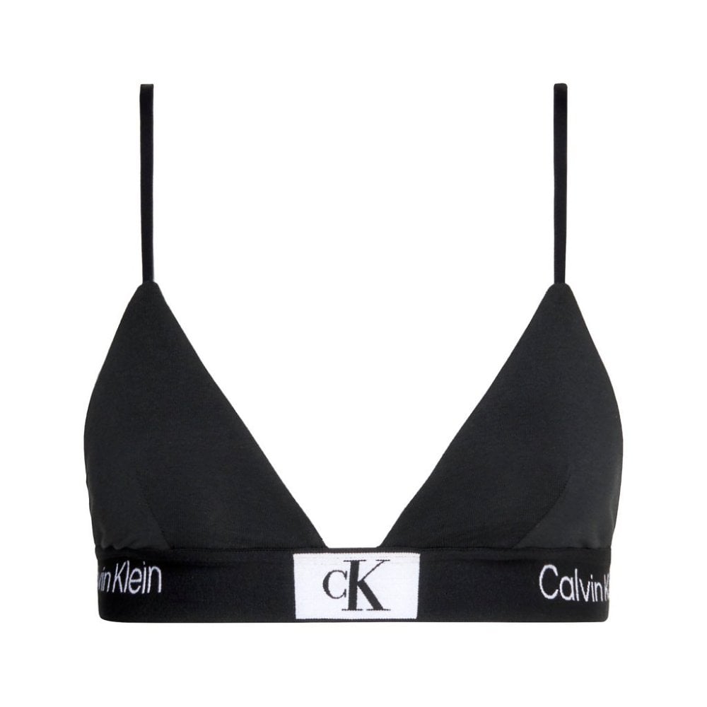 Calvin Klein CK 1996 Unlined Triangle Bra, Black | Boxers & Briefs