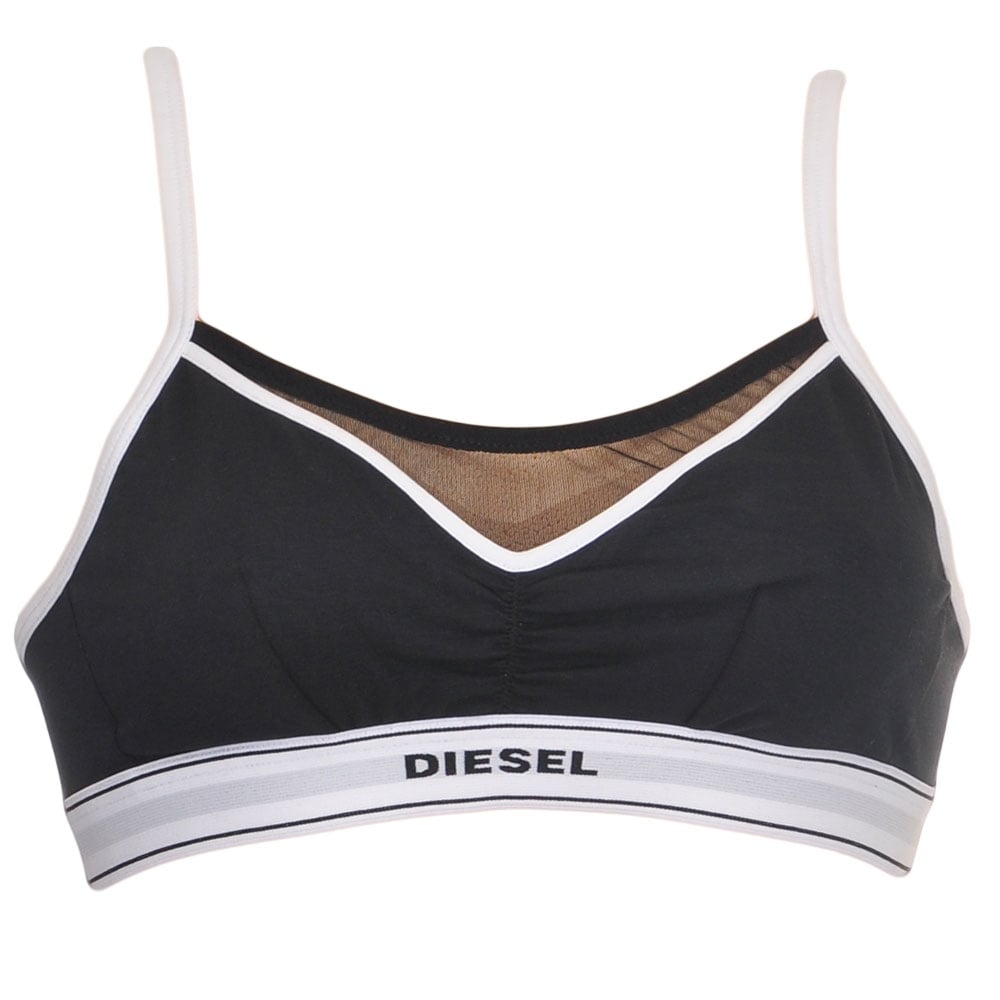 Diesel Women LAVY Cotton Bralette Black – Boxers & Briefs