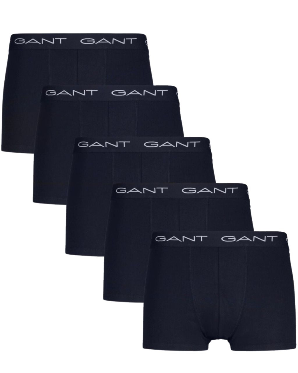 Gant 5-Pack Classic Logo Boxer Trunks, Navy | Boxers & Briefs Gant