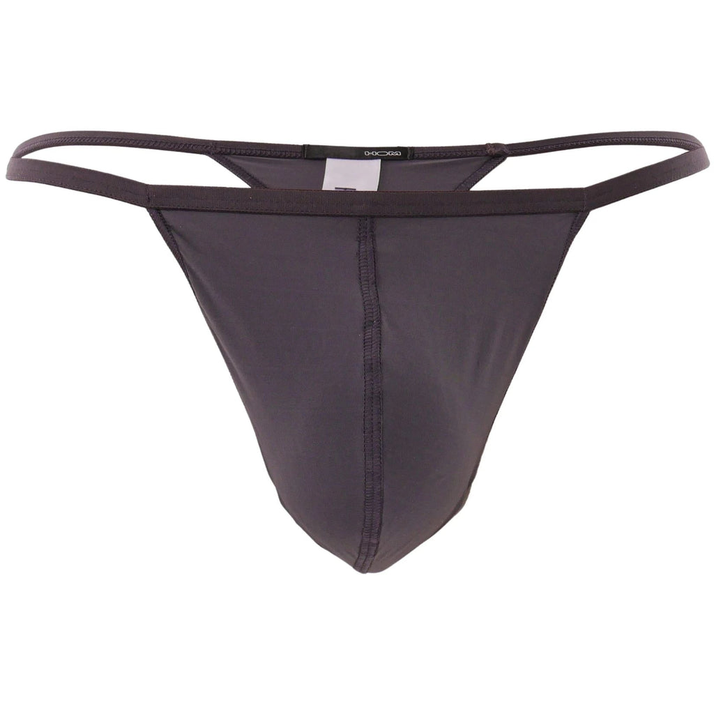 HOM Plume Ultra-light G-String, Anthracite | Boxers & Briefs