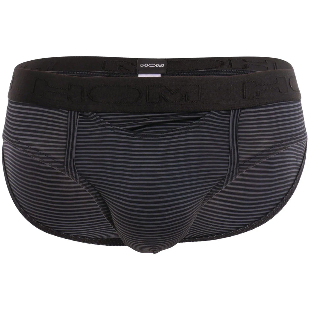 HOM Simon Stripe Modal Stretch Mini HO1 Brief, Black | Boxers & Briefs