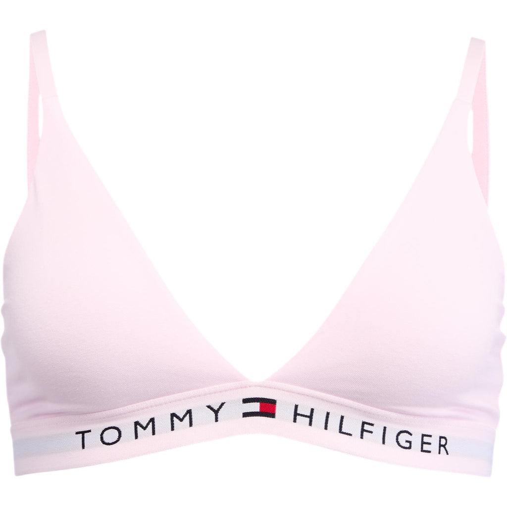 Tommy Hilfiger Women TH Original Triangle Bra, Pink | Boxers & Briefs